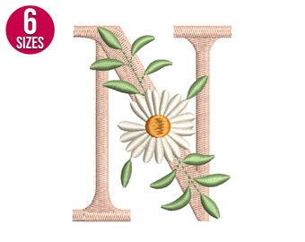 Initial Embroidery - Etsy