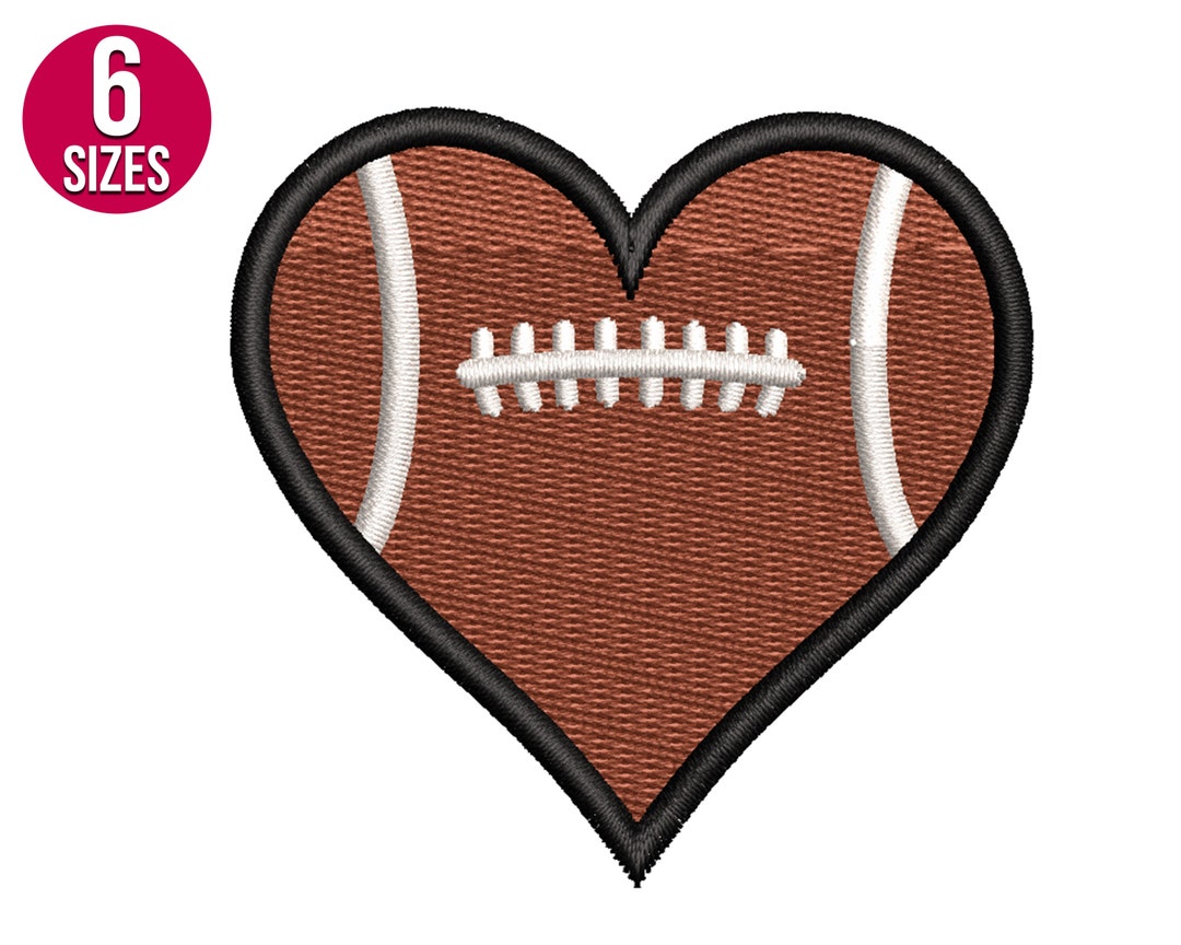 Football Embroidery Design, Machine Embroidery File - Etsy