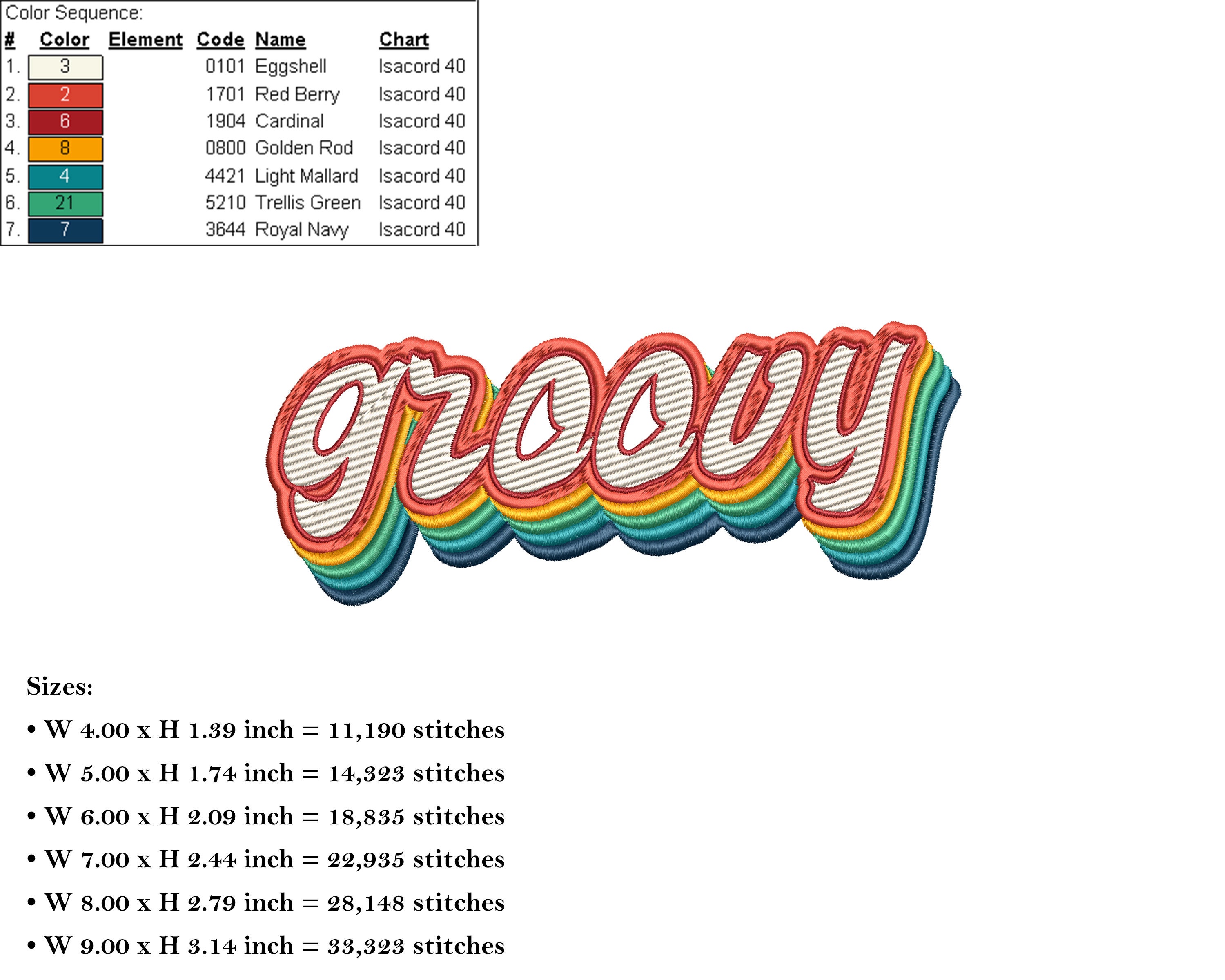 Groovy embroidery design Retro Vintage Quote embroidery | Etsy