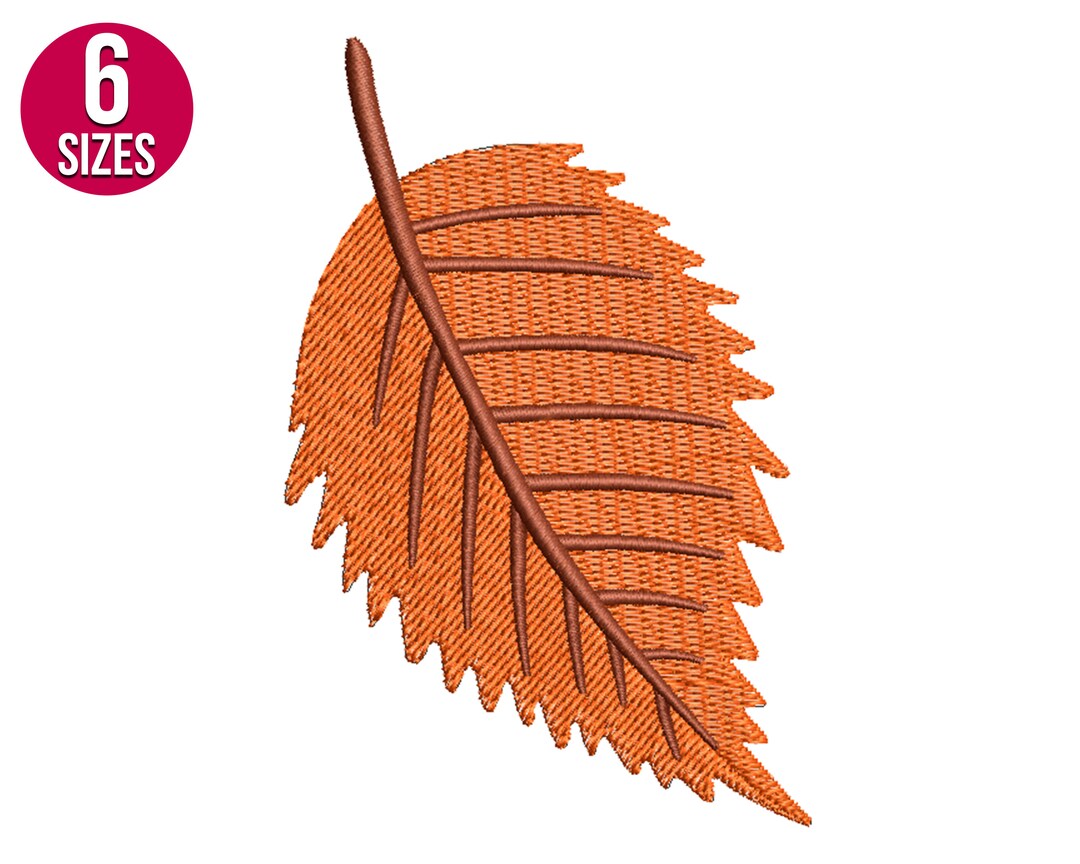 Fall Leaf Embroidery Design, Autumn Leaves, Machine Embroidery File ...