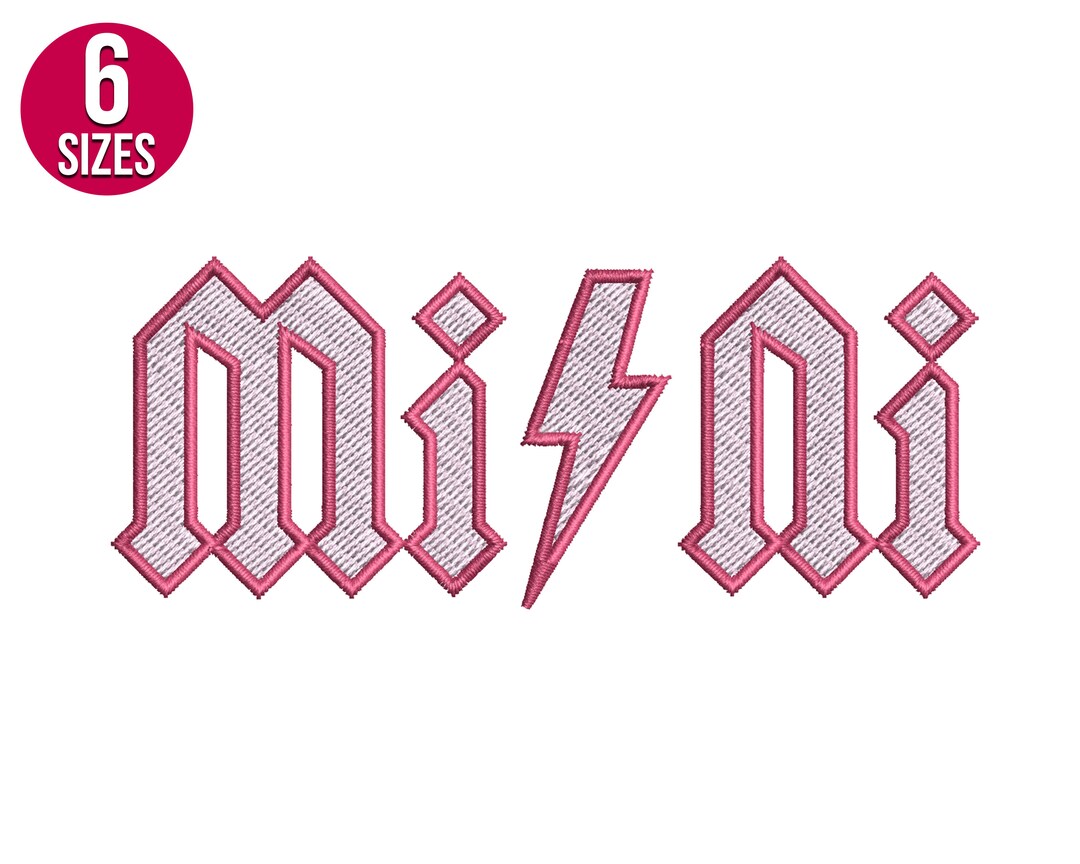 Mini Embroidery Design, Machine Embroidery File, Rock, Machine ...