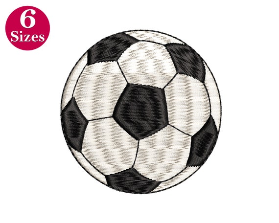 Soccer ball embroidery design Machine embroidery file | Etsy