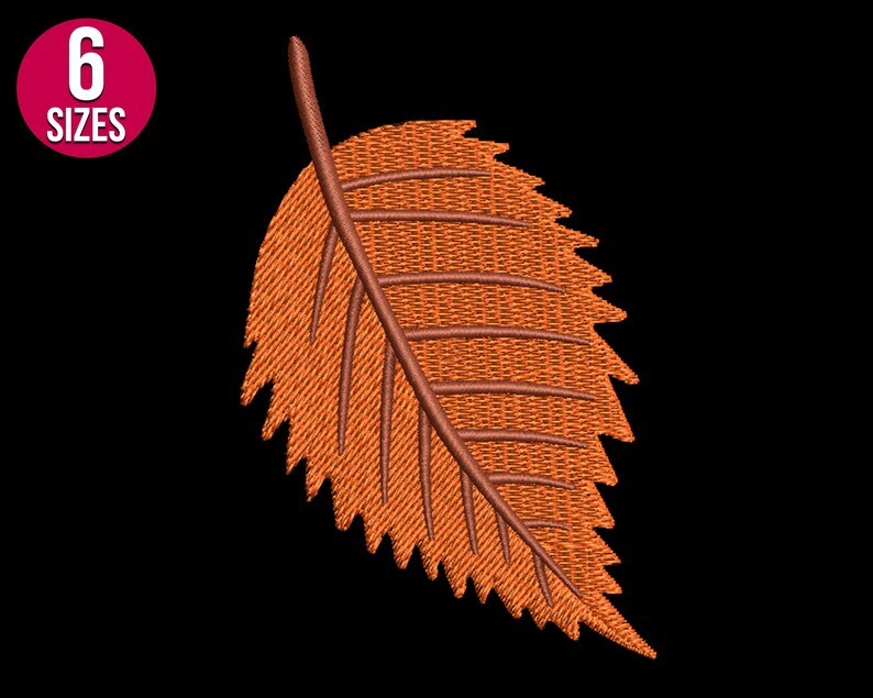 Fall Leaf Embroidery Design Autumn Leaves Machine Embroidery | Etsy