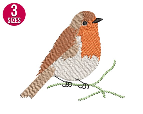 Bird Embroidery Design Machine Embroidery File Animal | Etsy