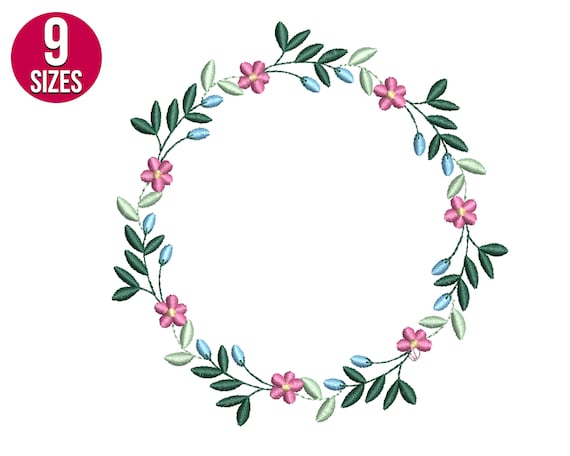Circle Hand Embroidery Borders