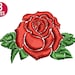 Rose Flower Embroidery Design Machine Embroidery File - Etsy