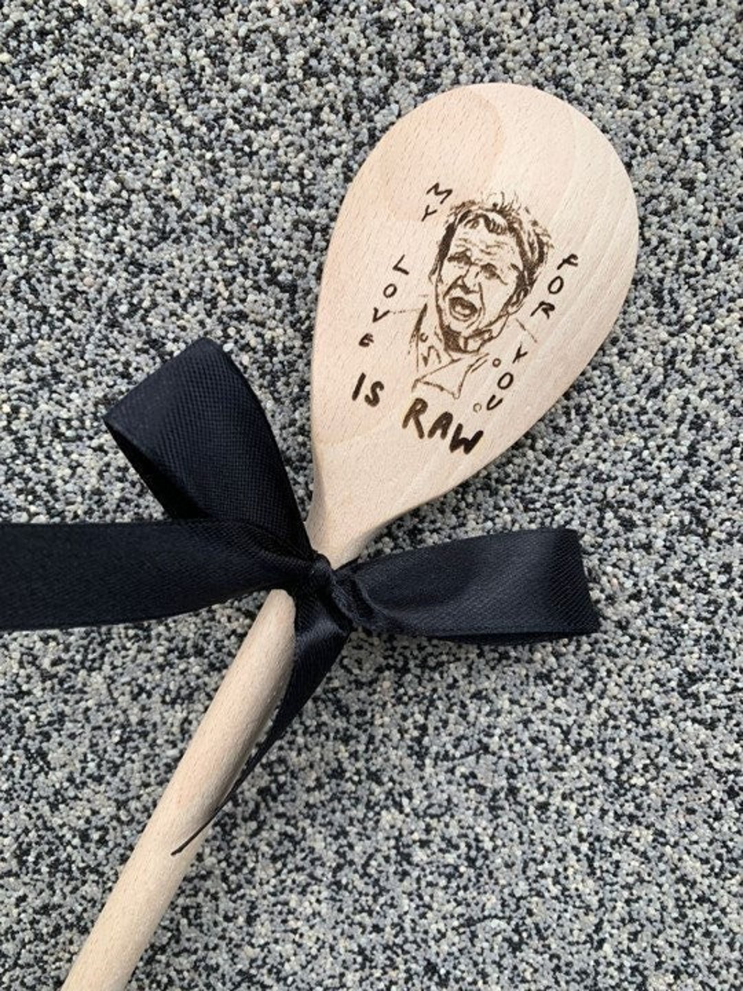Gordon Ramsay It's Raw, Spoon Prank Gift, Engraved Housewarming, Chef ...