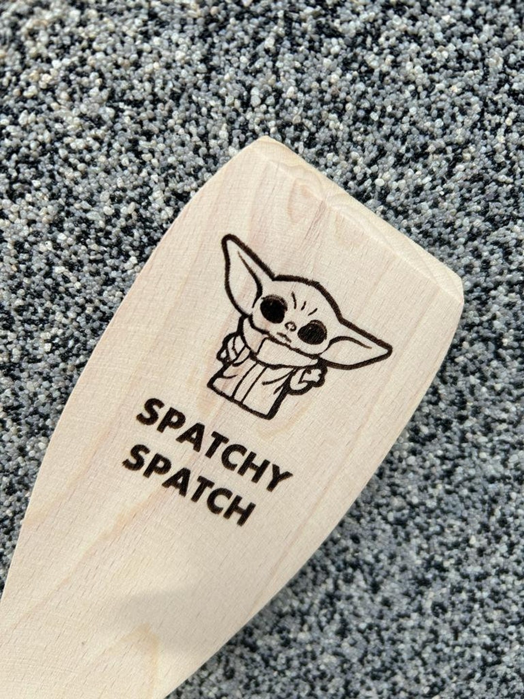 Star Wars Inspired Wooden Spatchy Spatch Spatula Baking Wood Engraved ...