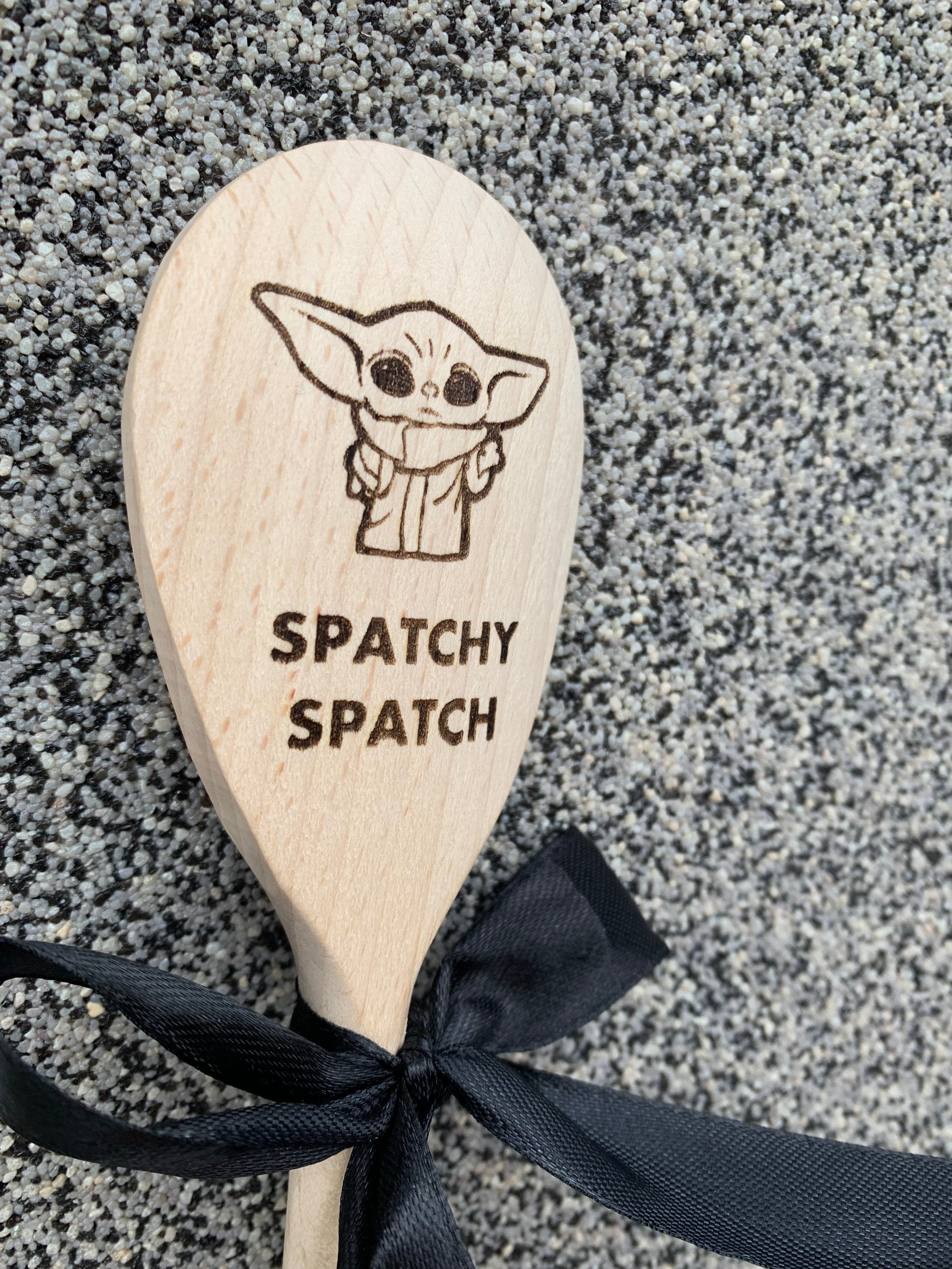 Star Wars Inspired Wooden Spatchy Spatch Spoon Baking Wood - Etsy UK