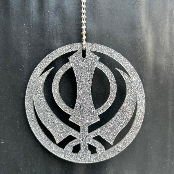 Khanda Car Hanging - Etsy UK