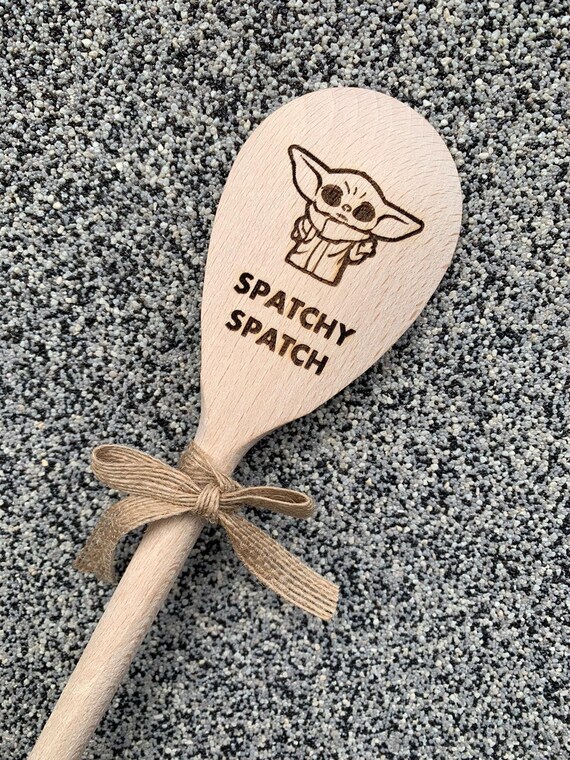 Star Wars Inspired Wooden Spatchy Spatch Spoon Baking Wood - Etsy UK