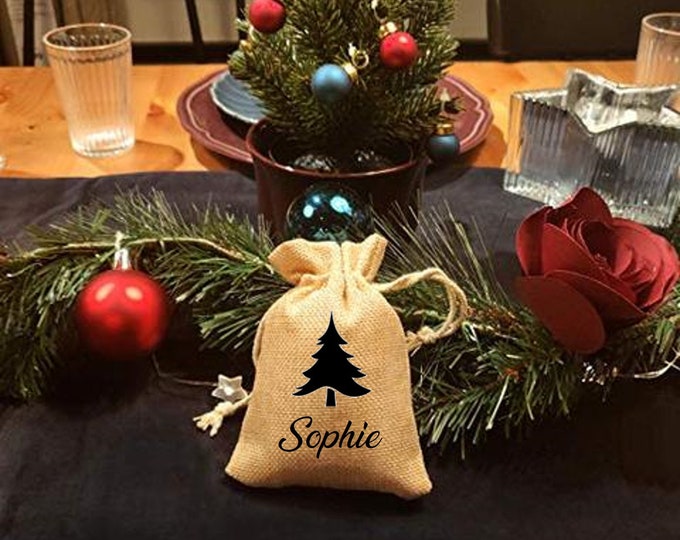 Christmas Table Favours. Personalised Christmas Table Gifts. Edible ...