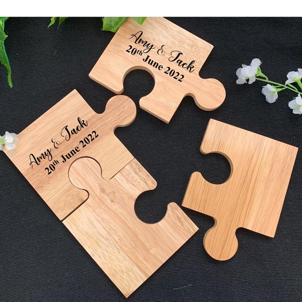 Puzzle Coasters - Etsy