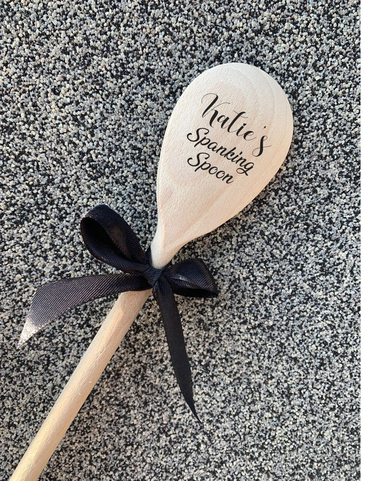 Personalised Wooden Spanking Spoon I Love You Gift Fathers Day - Etsy