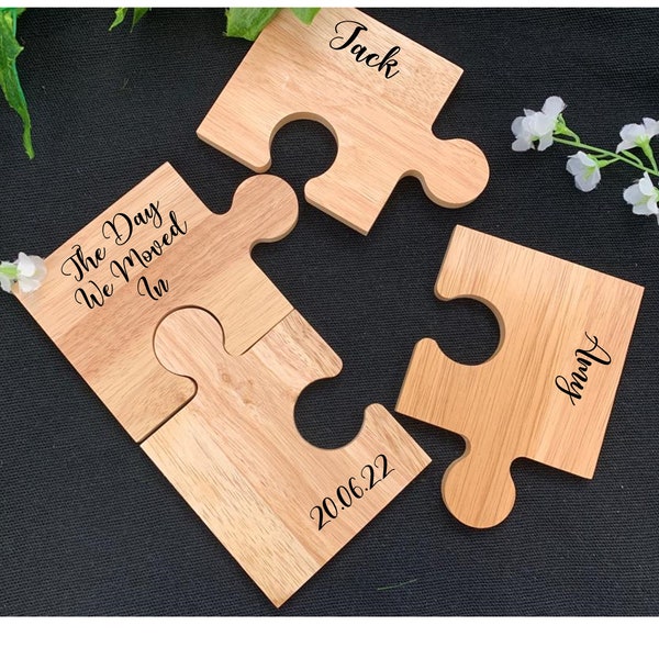 Puzzle Coasters - Etsy