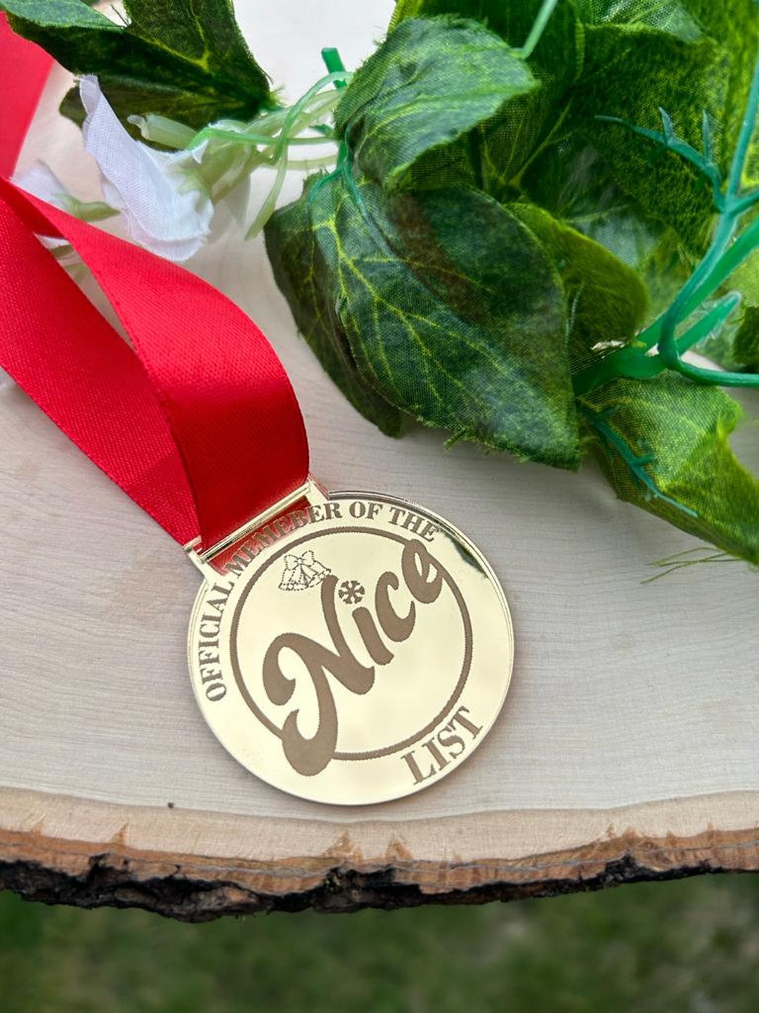 Santa Nice List Medal, Nice List Medal for Christmas Eve Box Stocking ...