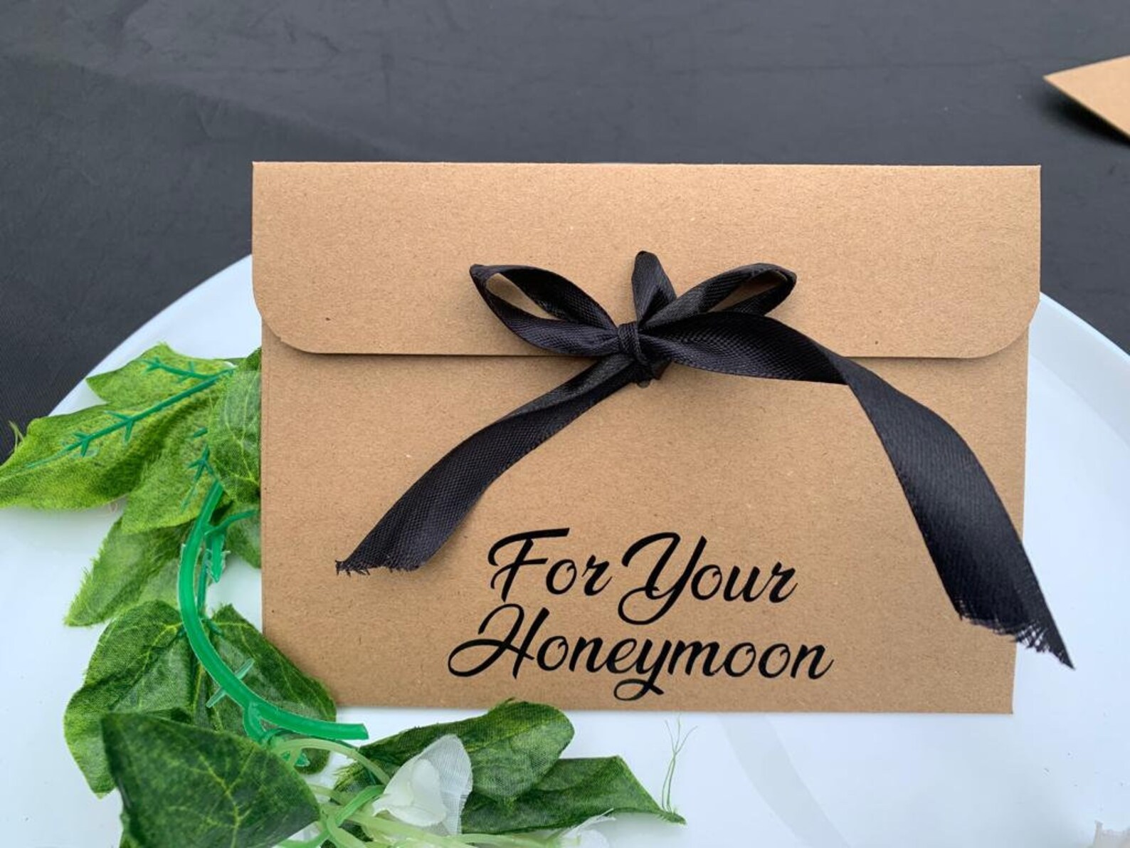 FOR YOU HONEYMOON Wedding Gift Envelope Wedding Cash Envelope Honeymoon ...