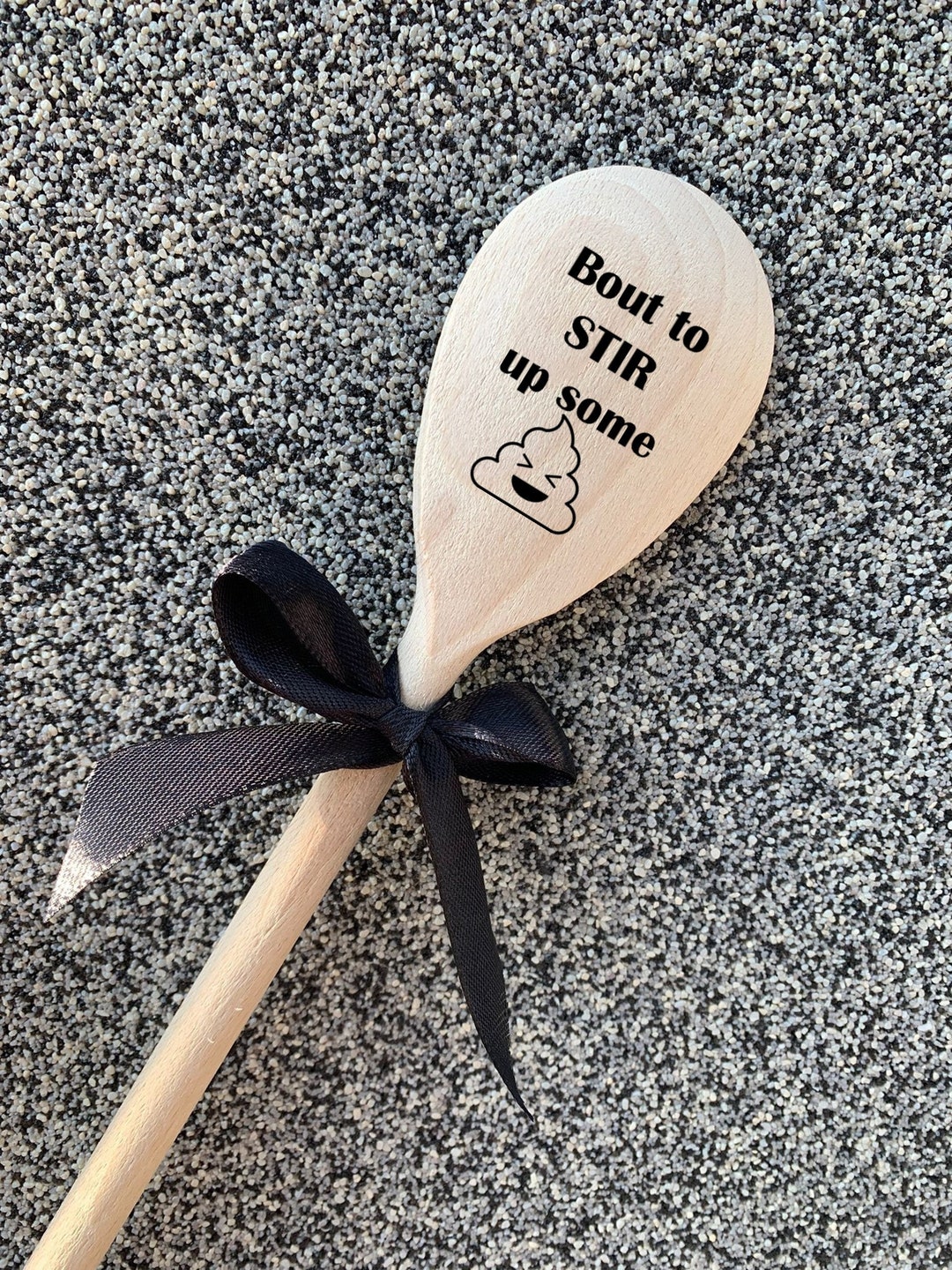 Personalised Wooden Spoon Rude Present Funny Gift Idea Fun Christmas ...