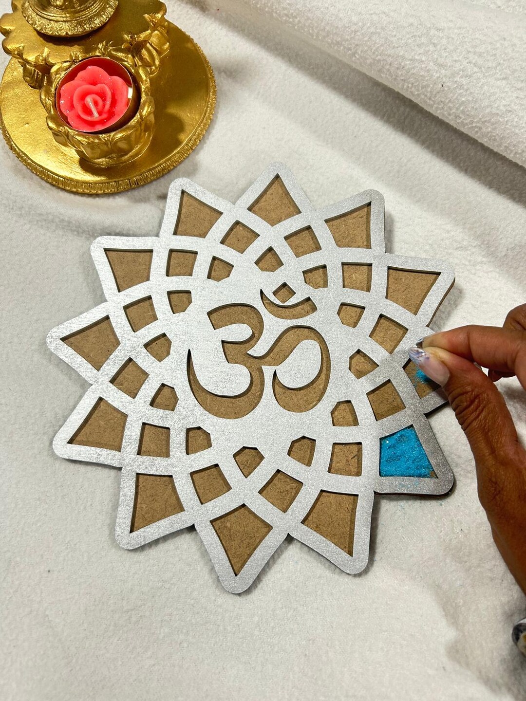 Rangoli Stencils, for Rangoli Colours, Diwali Diya, Template, Kids ...