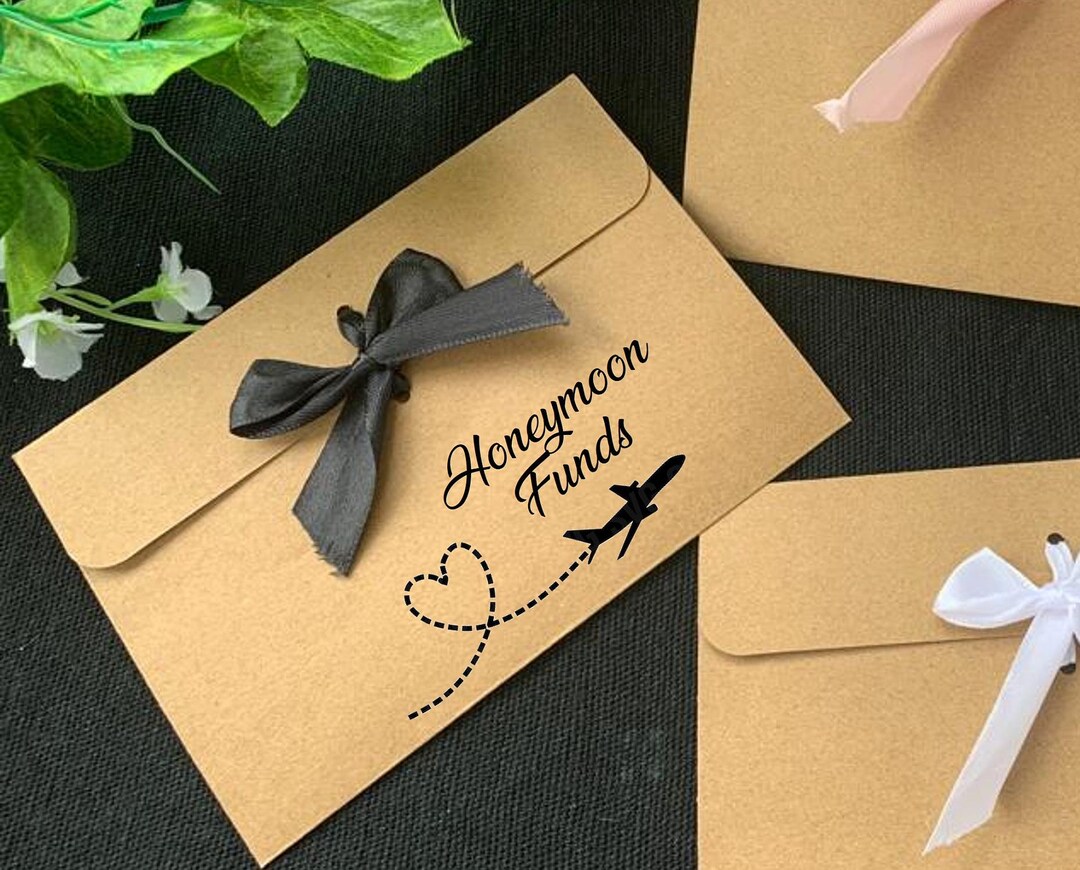 FOR YOU HONEYMOON Wedding Gift Envelope - Wedding Cash Envelope ...