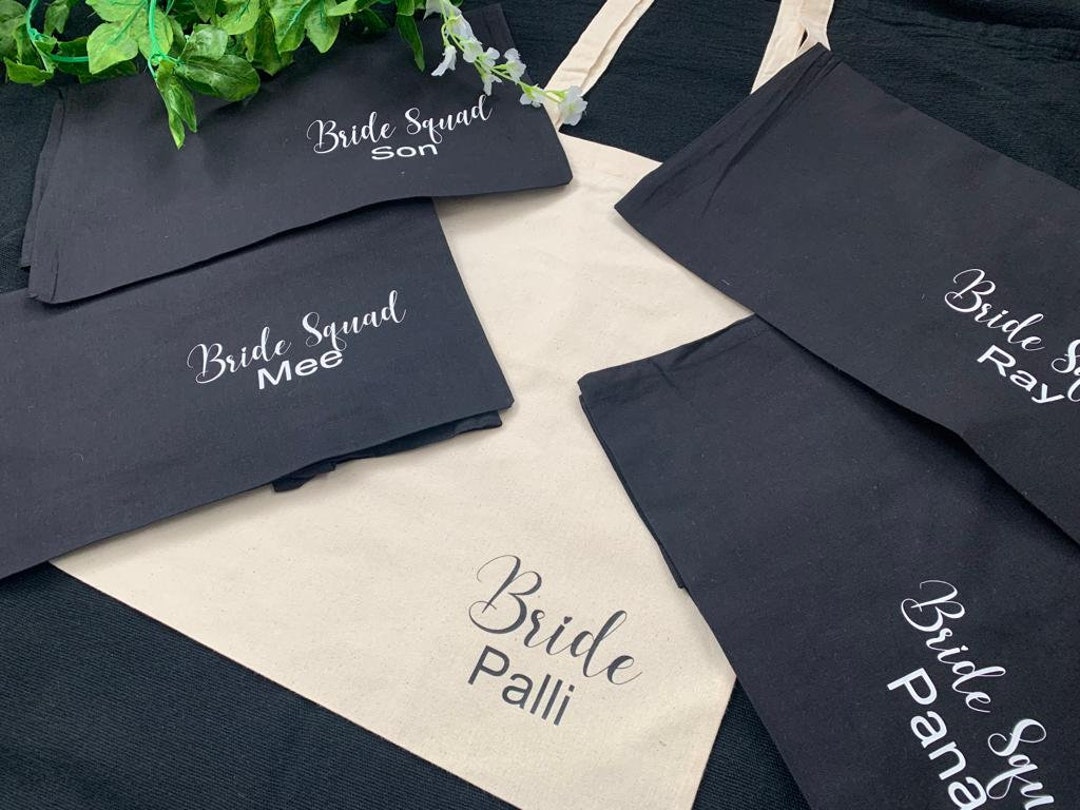 Personalised Hen Party Tote Bags Team Bride Bags Bridesmaid Etsy