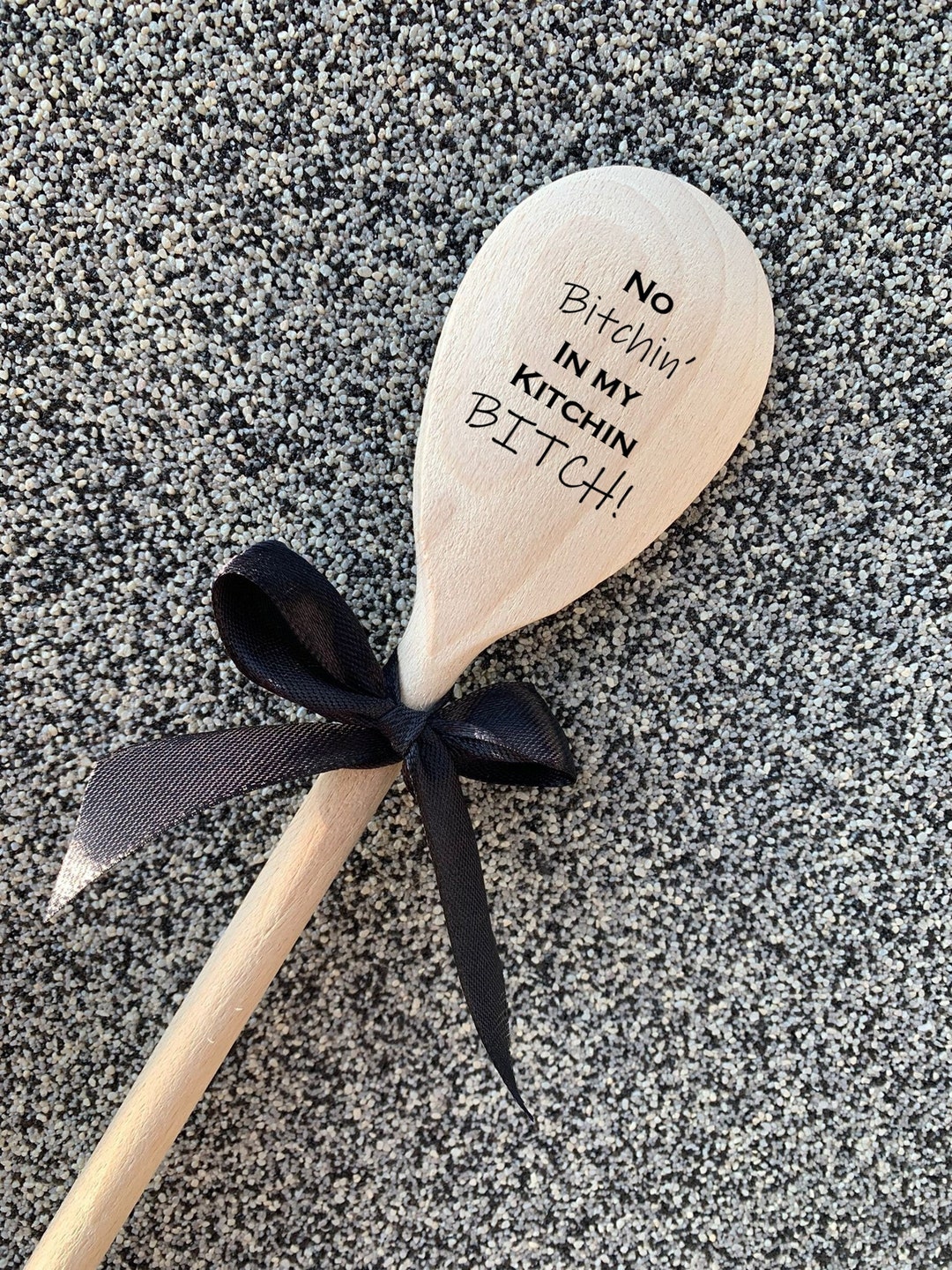 Personalised Wooden Spoon Rude Present Funny Gift Idea Fun Christmas ...