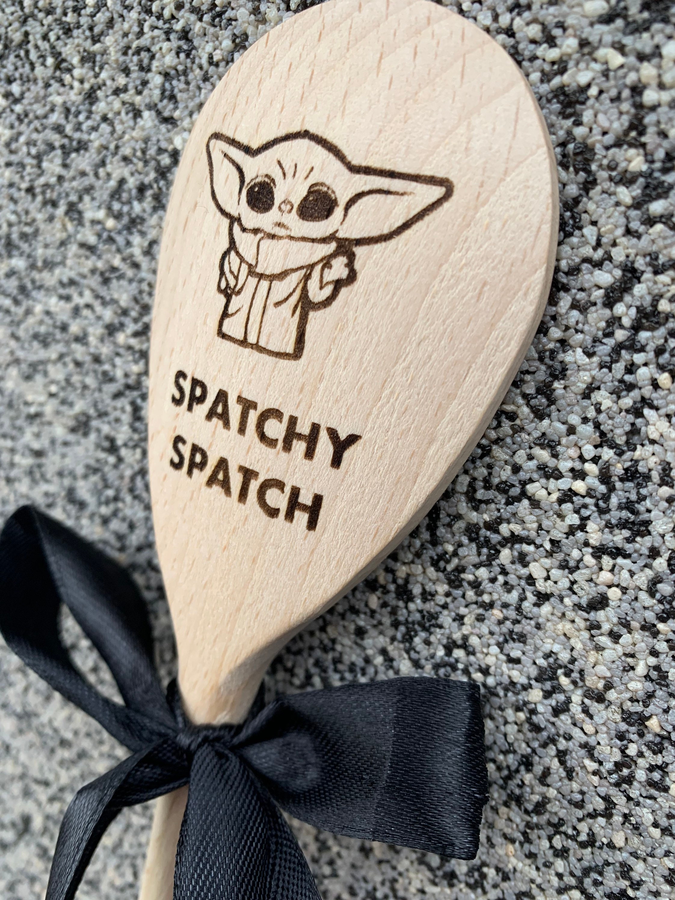 Star Wars Inspired Wooden Spatchy Spatch Spoon Baking Wood - Etsy UK