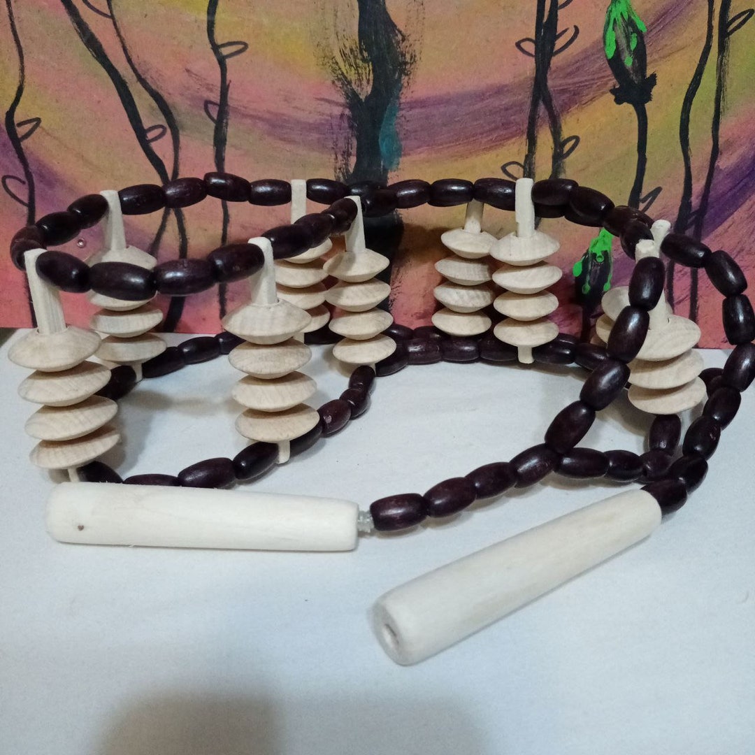 Ribbed Roller Back Massager Made of Natural Wood. Self-massage. Eco ...