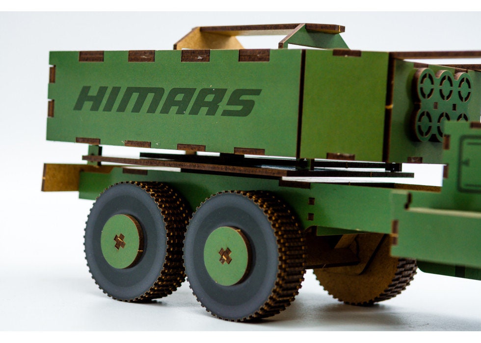 Wooden 3D Constructor Himars M142 Long Range Multiple Rocket - Etsy