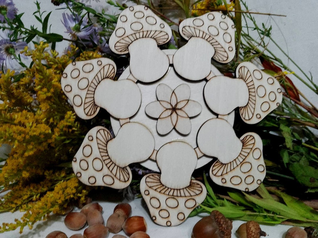 Wooden Stand for Hot Toadstools. Blank for Painting With Paints ...