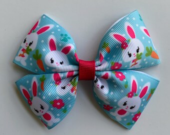 Rabbit Hair Bow | Etsy
