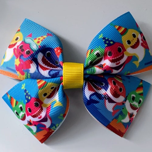 Baby Shark Bow | Etsy