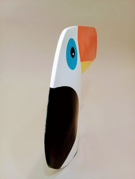 Toucan/tucan of Cardboard, Cartapesta and Paper Mache. - Etsy