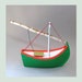 Sailboat/sailboat/cardboard Boat, Papier-mâché and Cartapesta/paper ...