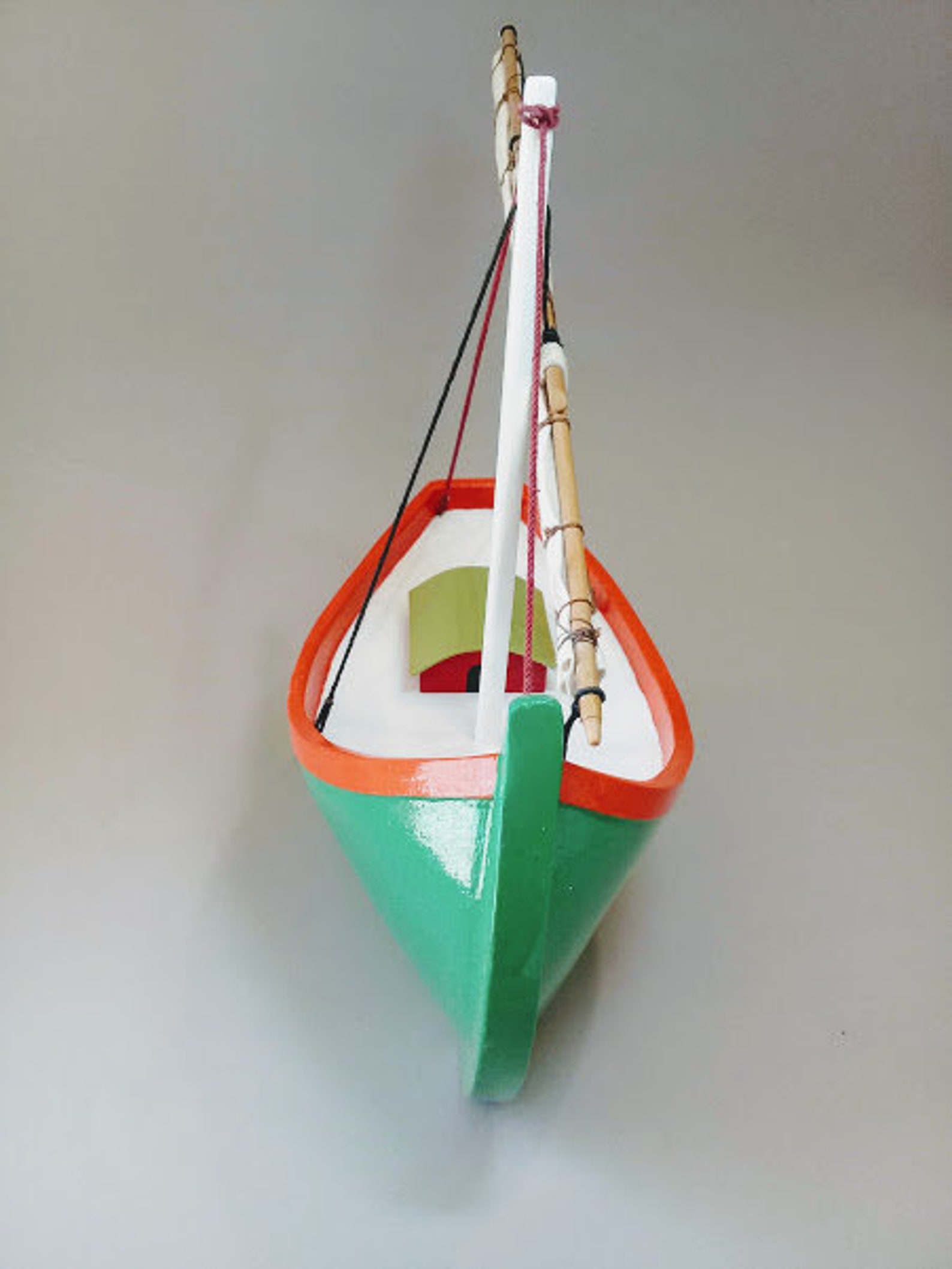 Sailboat/sailboat/cardboard Boat, Papier-mâché and Cartapesta/paper ...