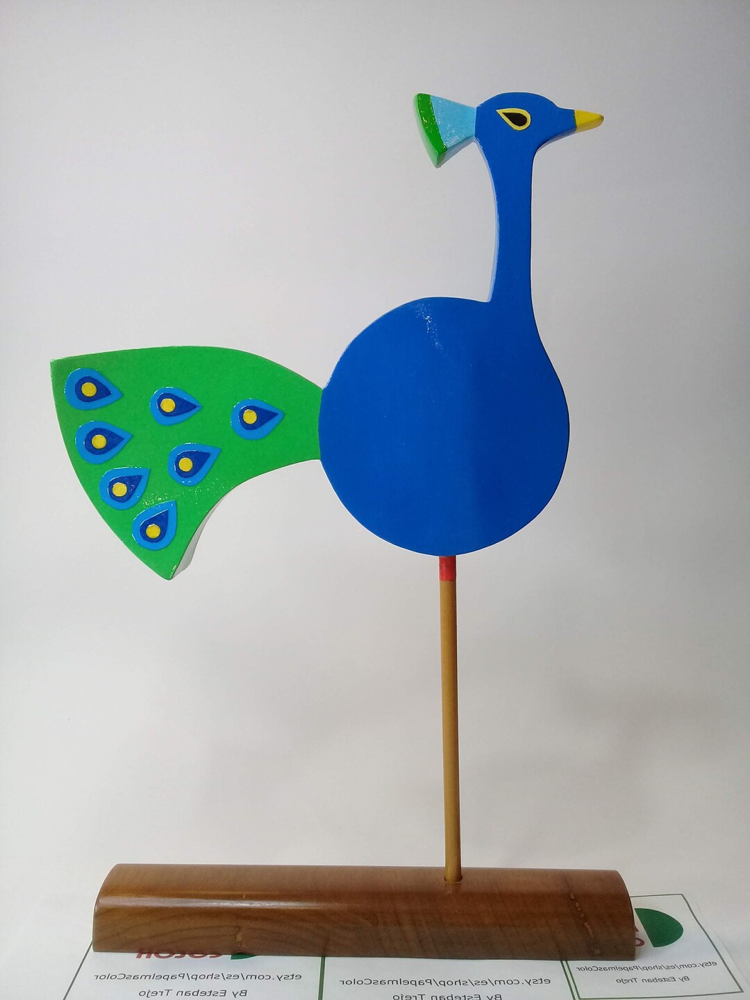 Peacock/peacock Made of Cardboard Cartapesta and - Etsy