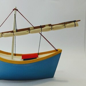 Sailing Boat/sailboat/barco De Cardboard, Papel Mache Y Cartapesta ...