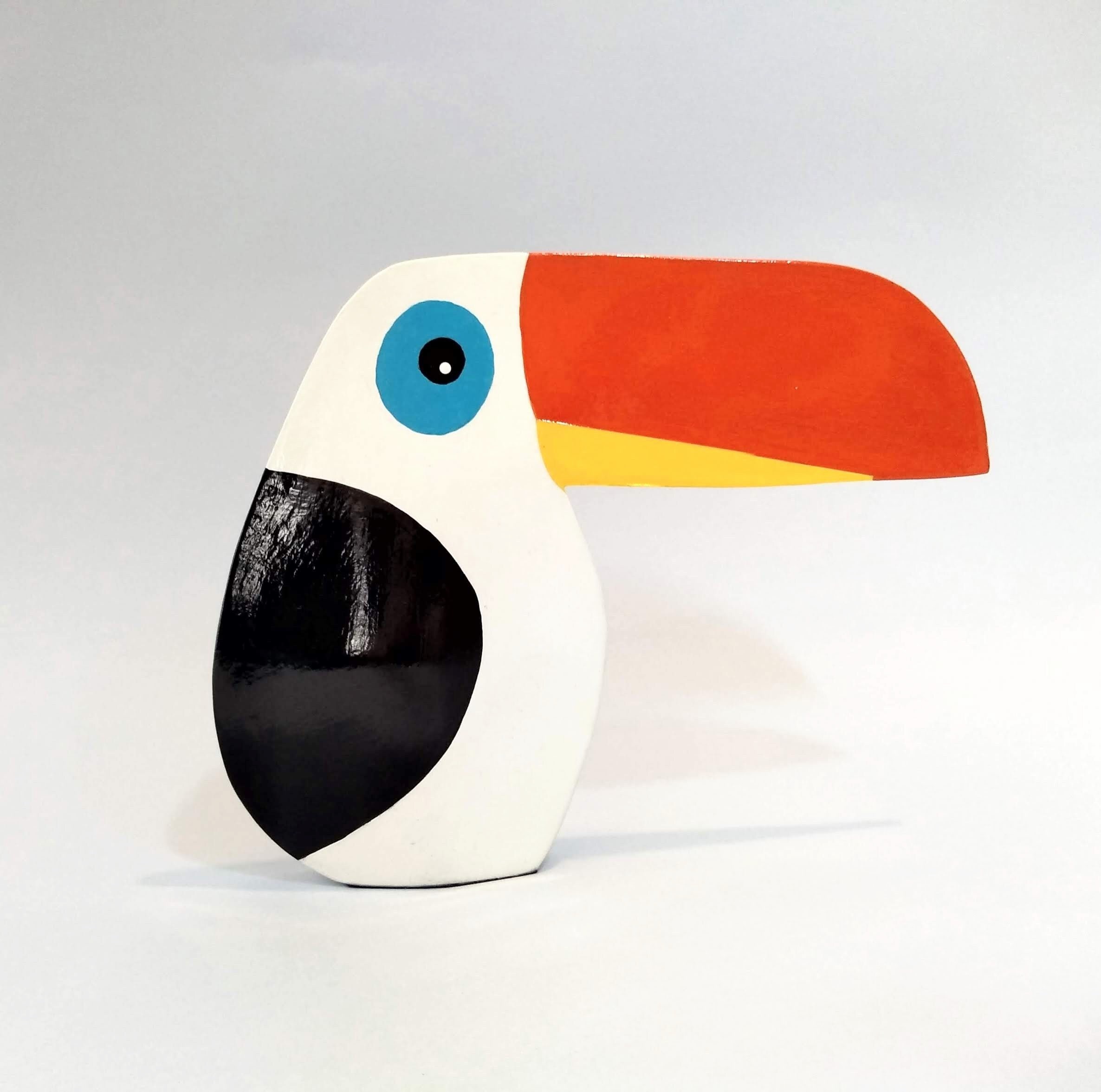 Toucan/tucan of Cardboard, Cartapesta and Paper Mache. - Etsy