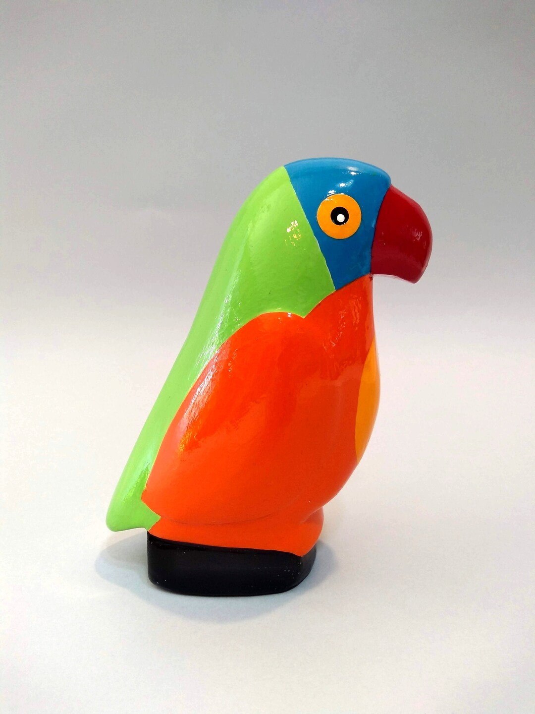 Parrots/paper Mache Parrot/paper Mache and Cardboard Parrots. - Etsy