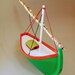 Sailboat/sailboat/cardboard Boat, Papier-mâché and Cartapesta/paper ...