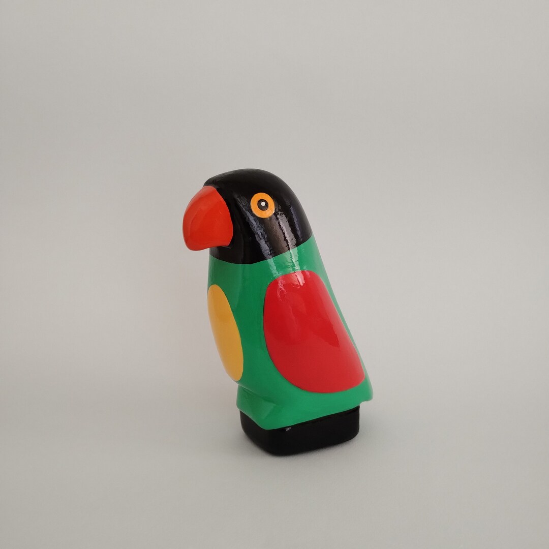 Parrots/paper Mache Parrot/paper Mache and Cardboard Parrots. - Etsy