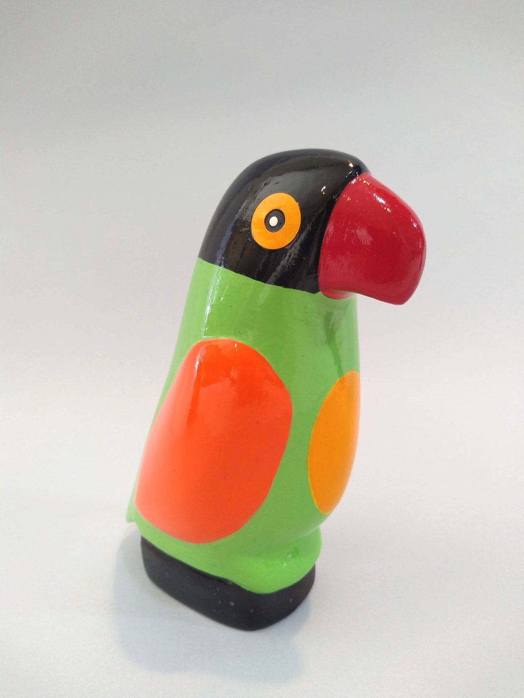 Parrots/paper Mache Parrot/paper Mache and Cardboard Parrots. - Etsy