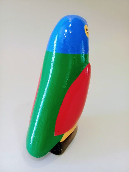 Parrots/paper Mache Parrot/paper Mache and Cardboard Parrots - Etsy