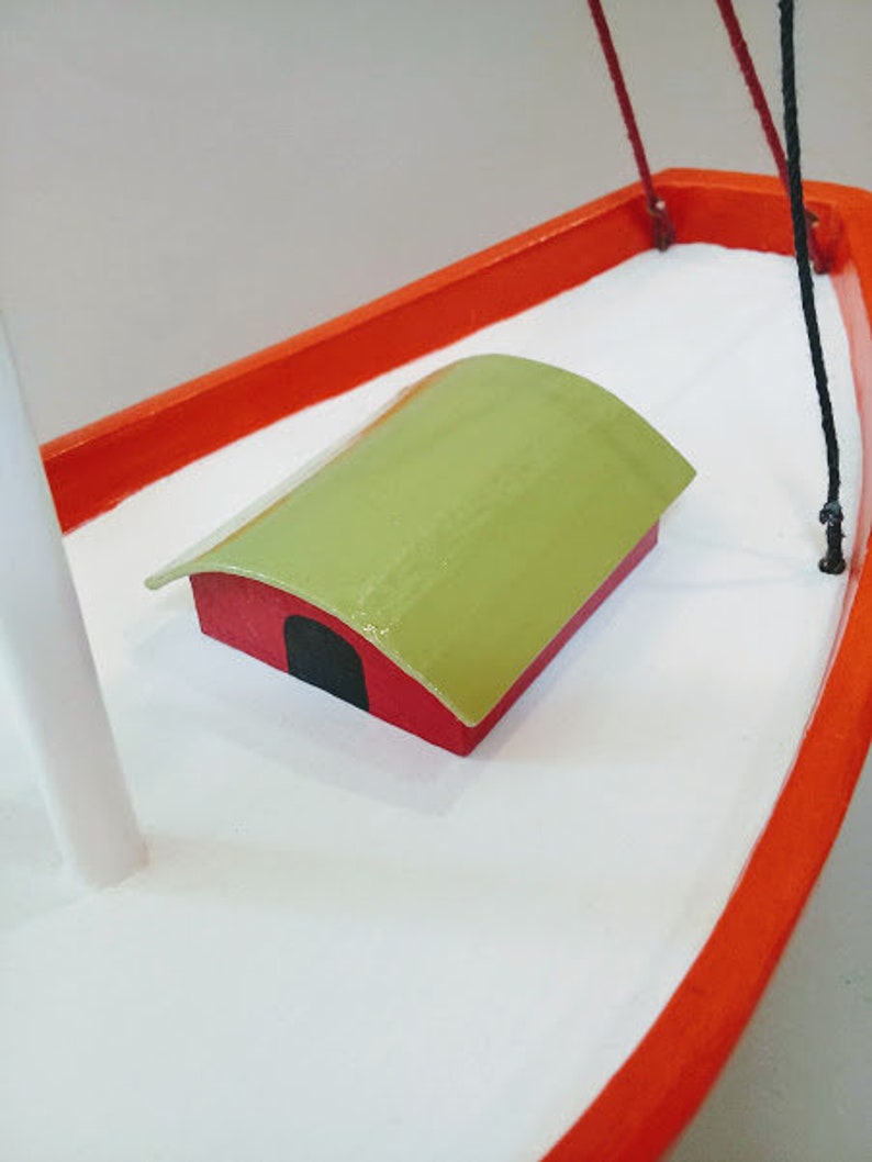 Sailboat/sailboat/cardboard Boat, Papier-mâché and Cartapesta/paper ...