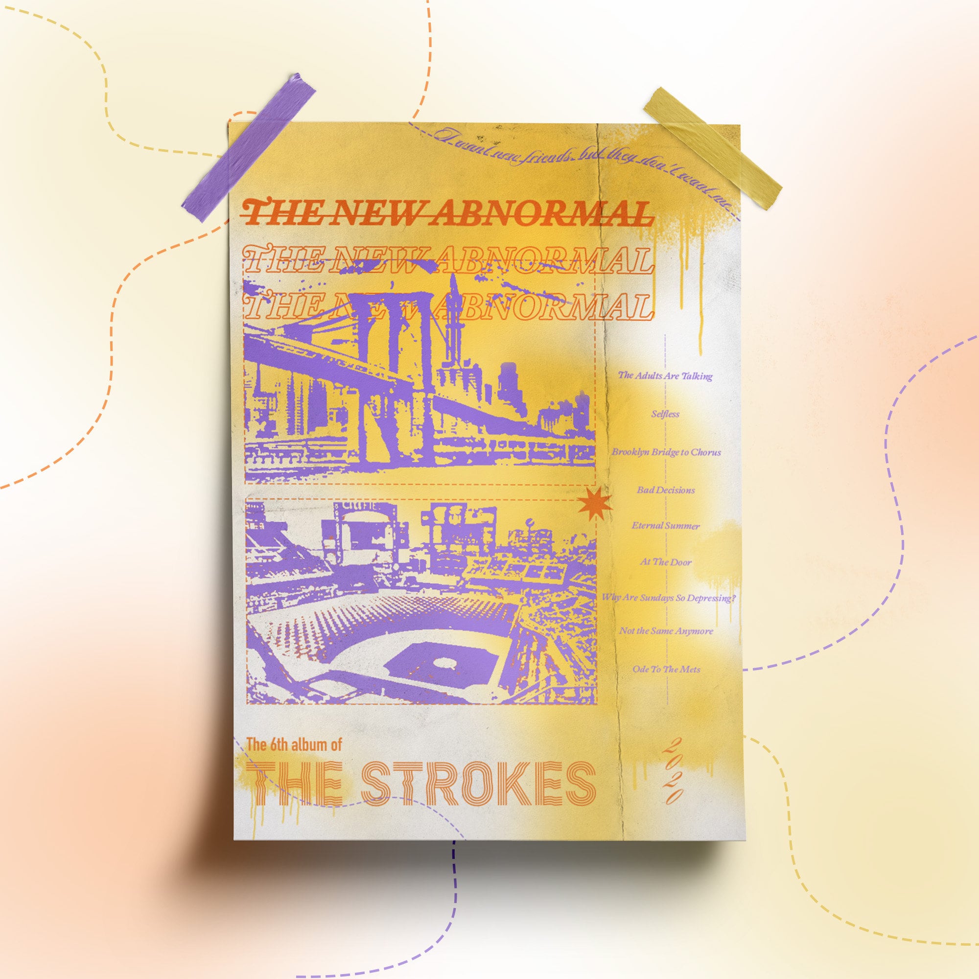 Poster the Strokes Poster the New Abnormal - Etsy