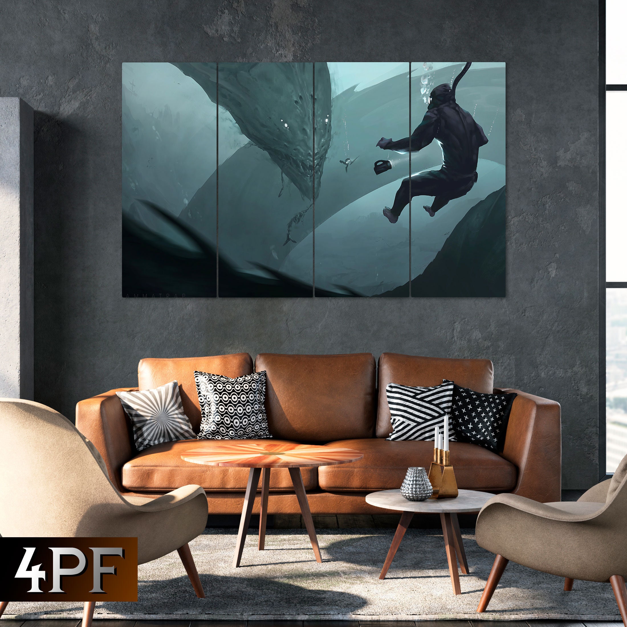 SCP 3000 art Urban Fantasy art SCP Foundation art SCP wall | Etsy