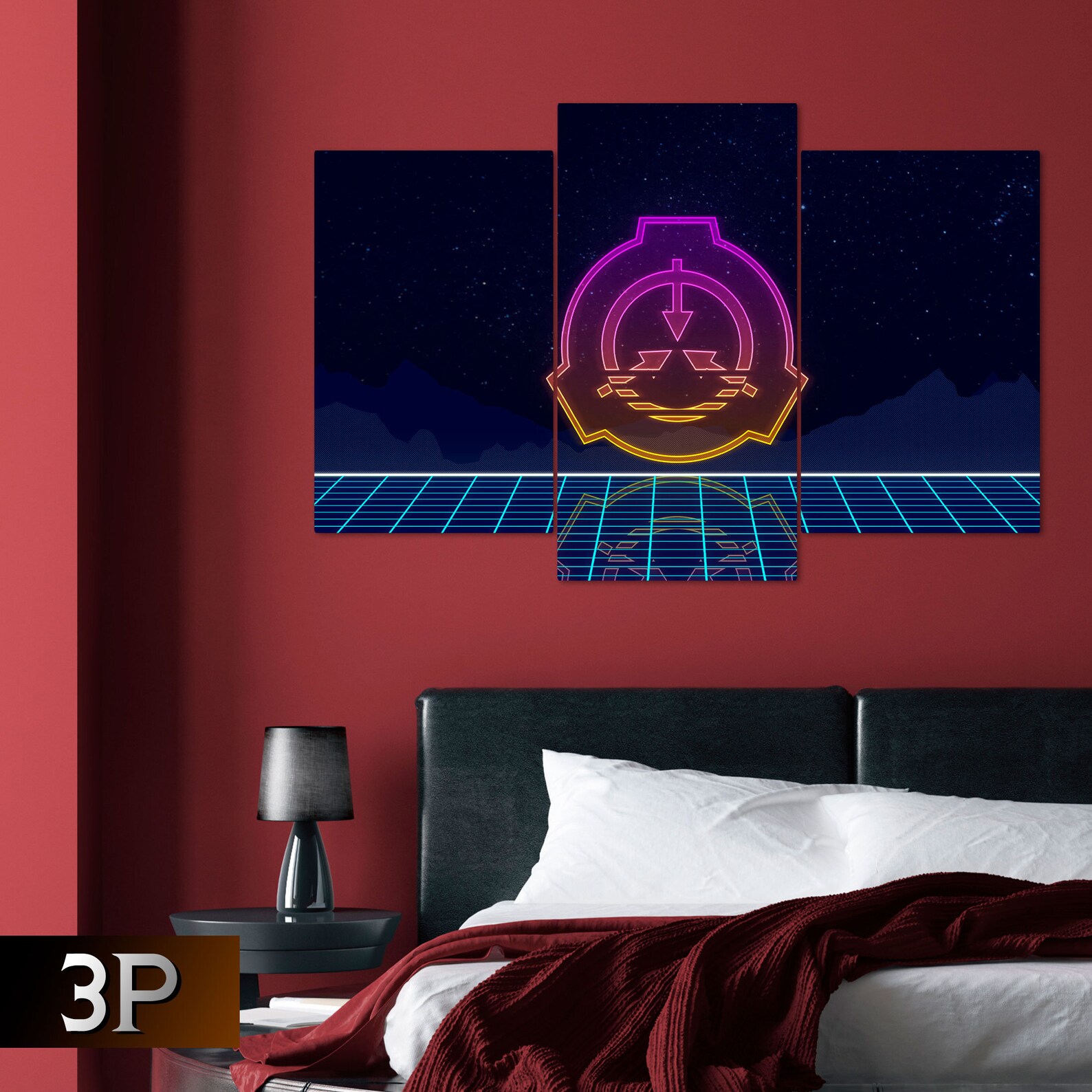 SCP Foundation Art SCP Logo Canvas SCP Wall Decor Science | Etsy