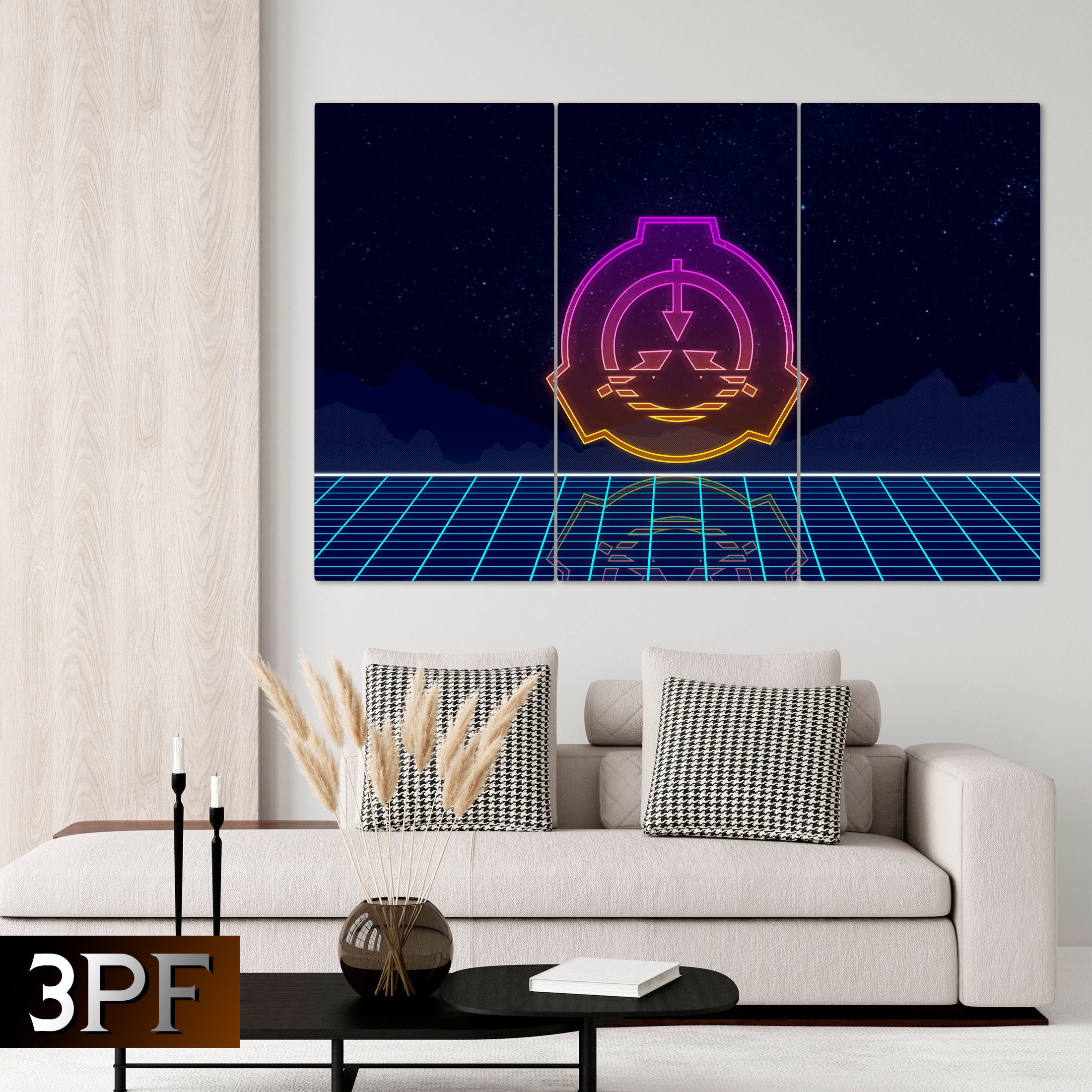 SCP Foundation Art SCP Logo Canvas SCP Wall Decor Science - Etsy Australia