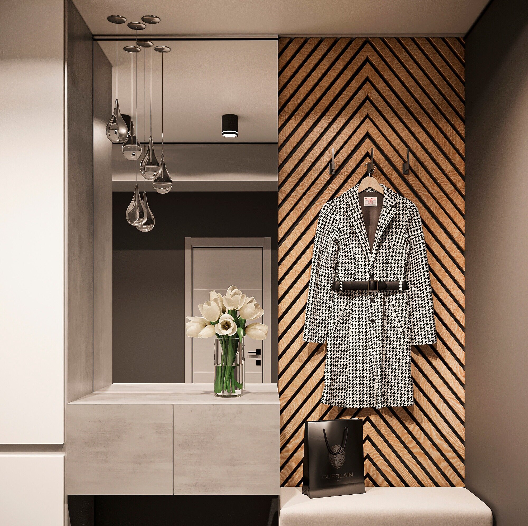 Decorative Panels Wood Wall Slats Panel Wide Oak Panels 3D | Etsy UK