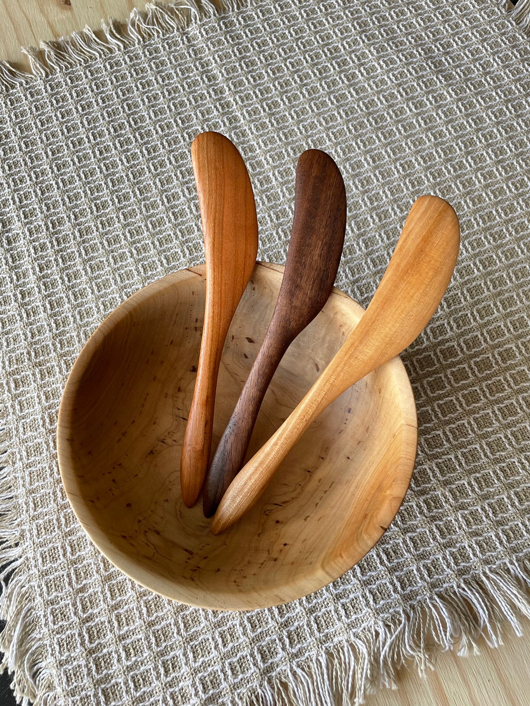 Wooden Butter Spreader Knife for Butter Jam Spreader Wooden Spreader ...